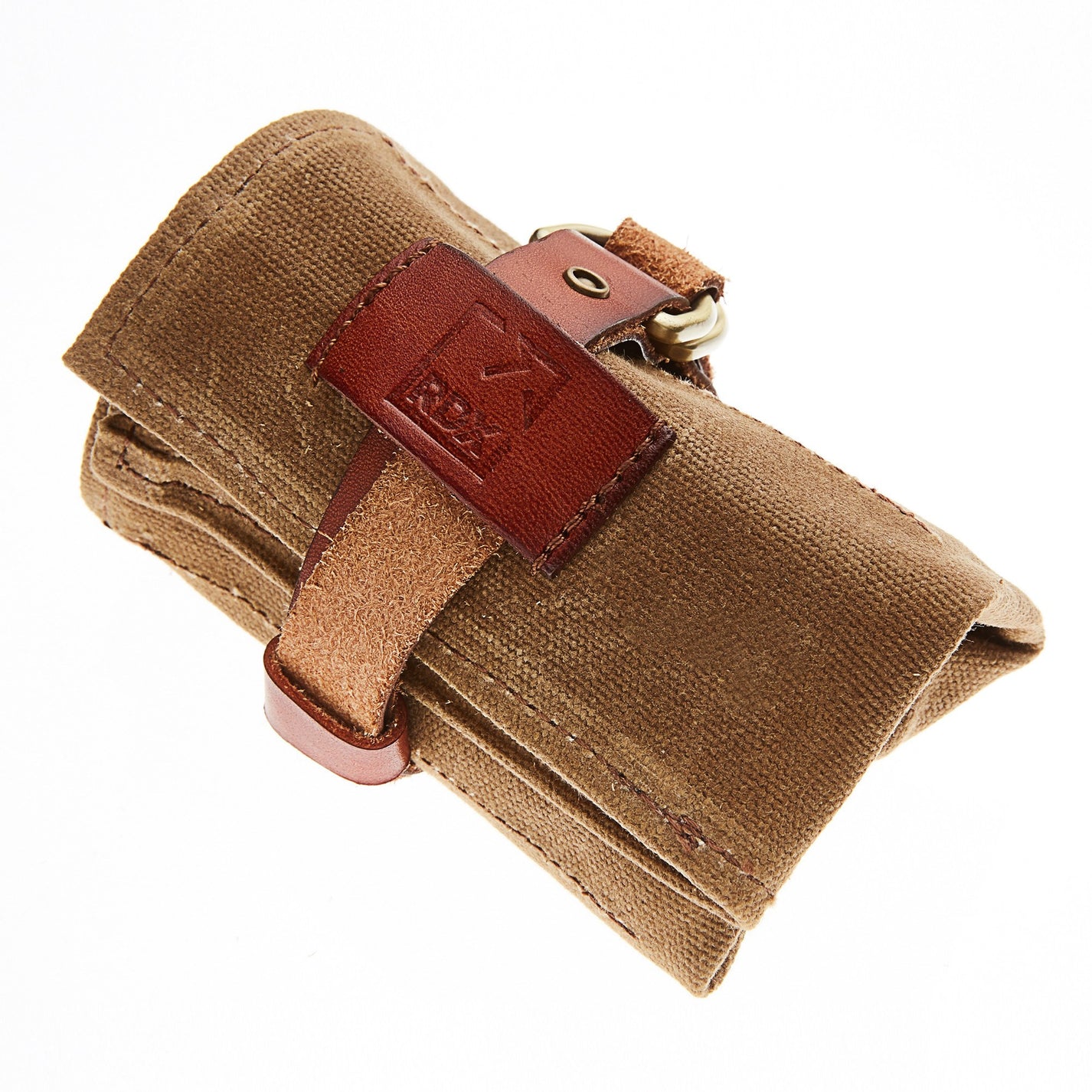 Waxed Canvas Watch Roll / Leather & Brass – Redux & Co.